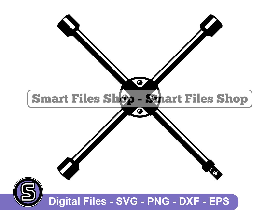 Wheel Wrench SVG Car Mechanic Svg Wheel Wrench Dxf Wheel | Etsy