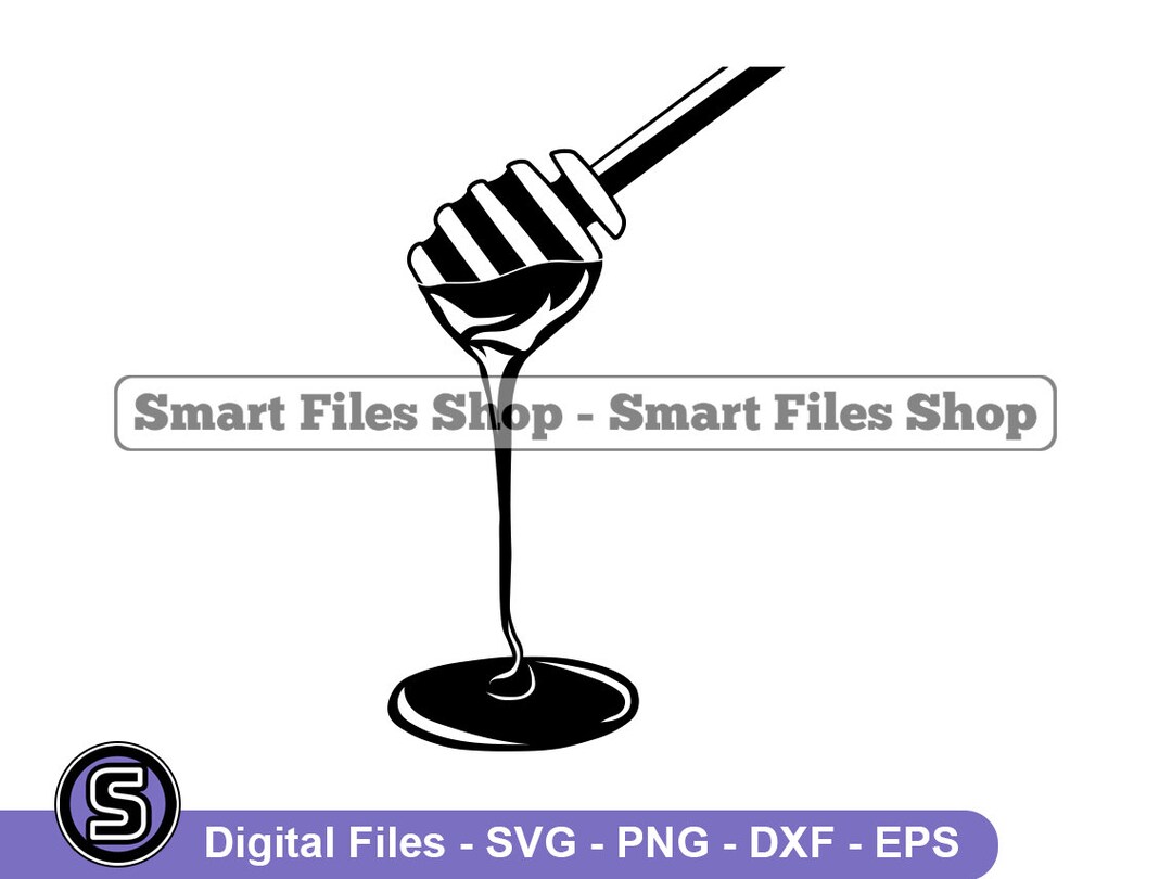 Honey #3 Svg, Honey Svg, Honey Pot Svg, Honey Dipper Svg, Honey Dxf ...