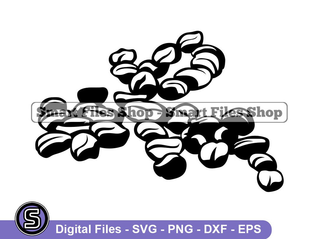 Coffee Beans Svg Coffee Svg Coffee Beans Dxf Coffee Beans - Etsy