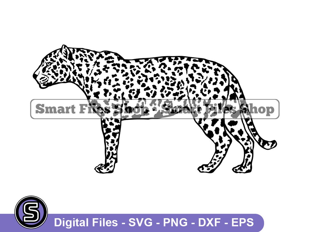 Jaguar 4 Svg, Jaguar Svg, Jungle Creatures Svg, Jaguar Dxf, Jaguar Png ...