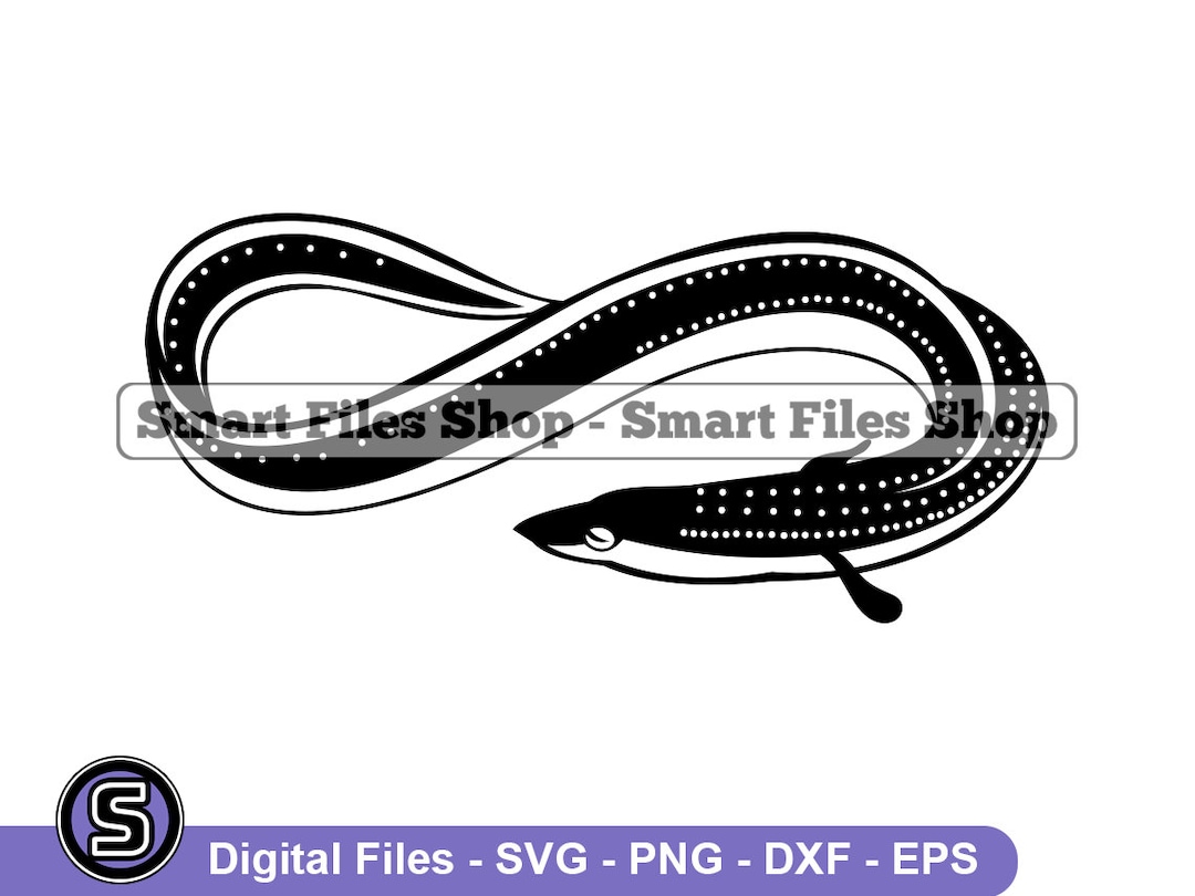 Unagi Eel Svg, Eel Svg, Sea Creatures Svg, Unagi Eel Dxf, Unagi Eel Png ...