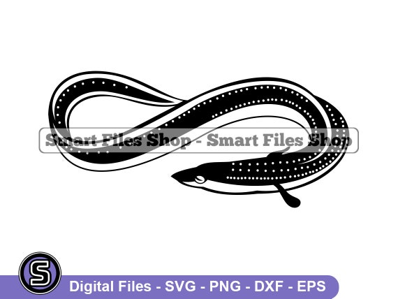 Unagi Eel Svg Eel Svg Sea Creatures Svg Unagi Eel Dxf | Etsy