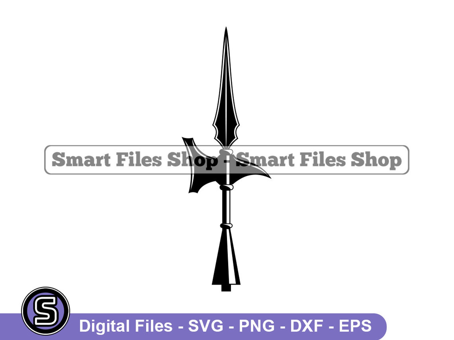 Halberd Spear Head Svg Spear Head Svg Weapon Svg Spear Svg | Etsy