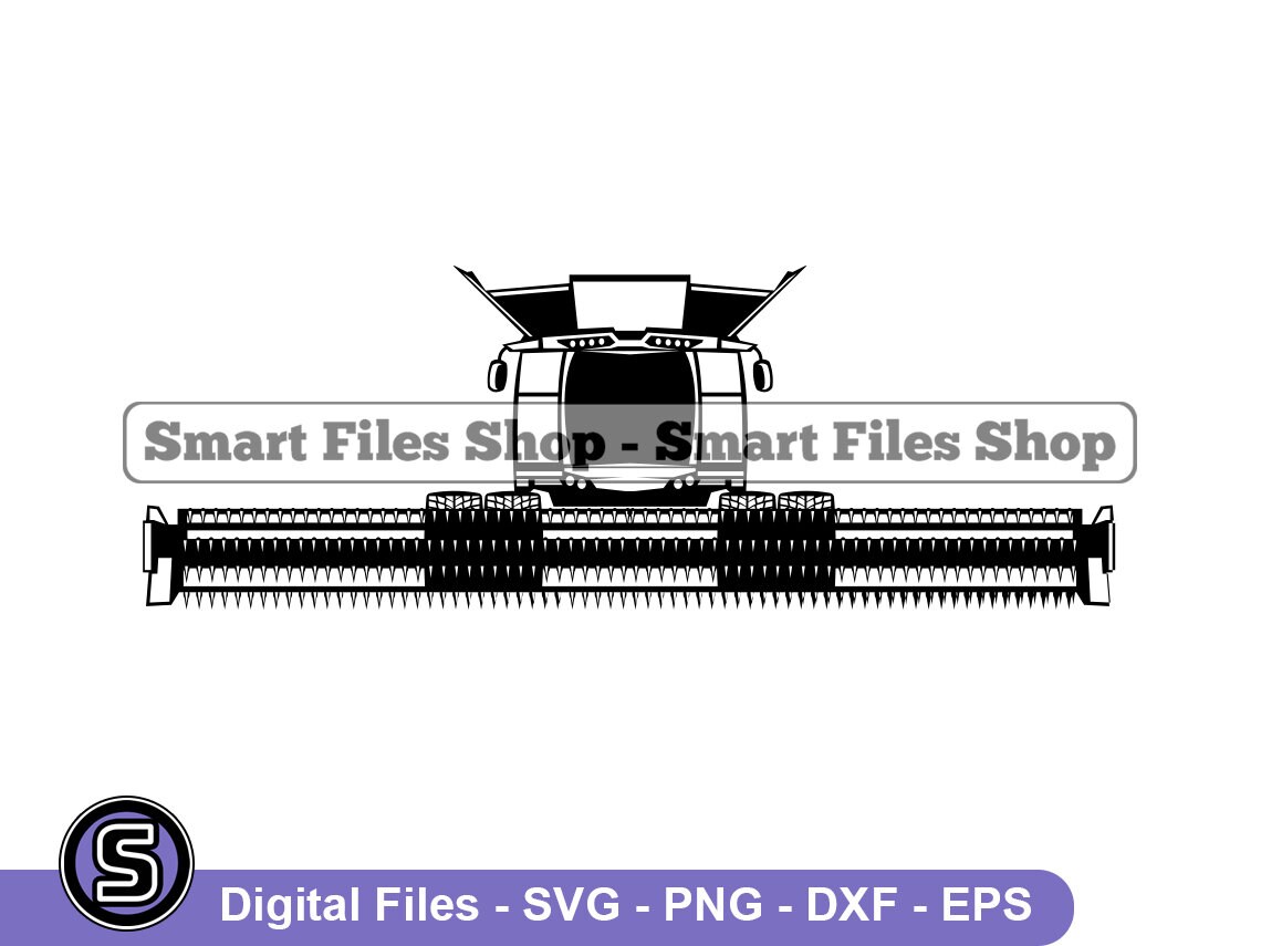 Draper Platform Svg Combine Harvester Svg Farming Svg - Etsy