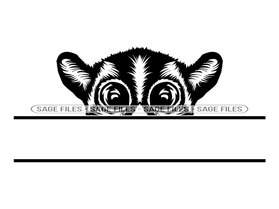 Peeking Tarsier 2 Svg Tarsier Svg Peeking Animals Svg - Etsy