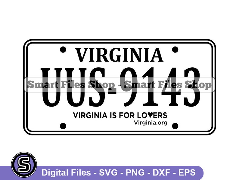 Virginia Licence Plate Svg Virginia Svg Driving Svg Driver - Etsy