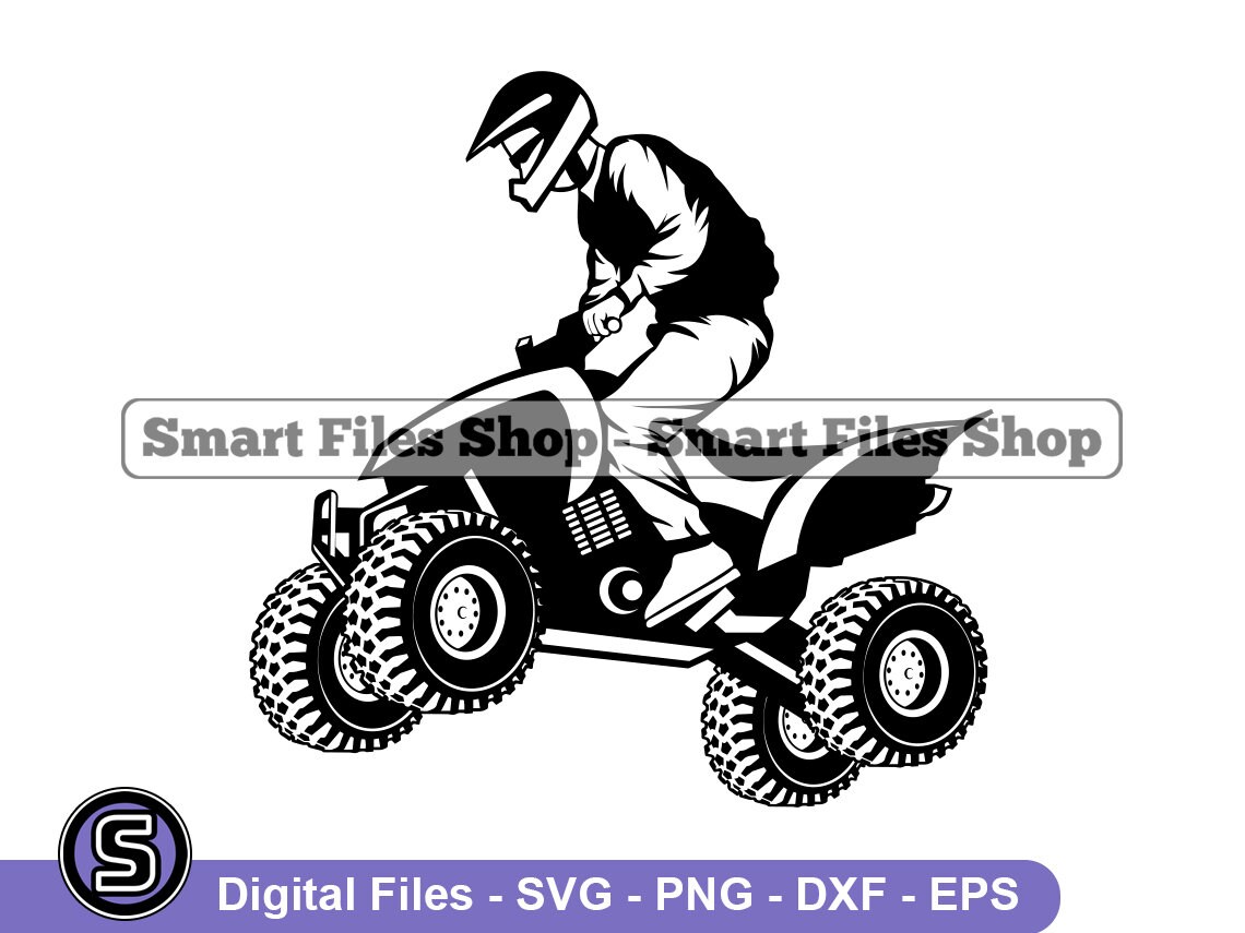 4 Wheeler Svg 3 ATV Svg 4 Wheeler Svg Quad Bike Svg - Etsy
