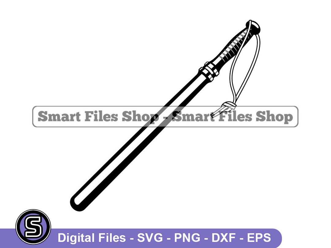 Billy Club Svg, Billy Club Svg, Riot Police Club Svg, Police Baton Svg ...