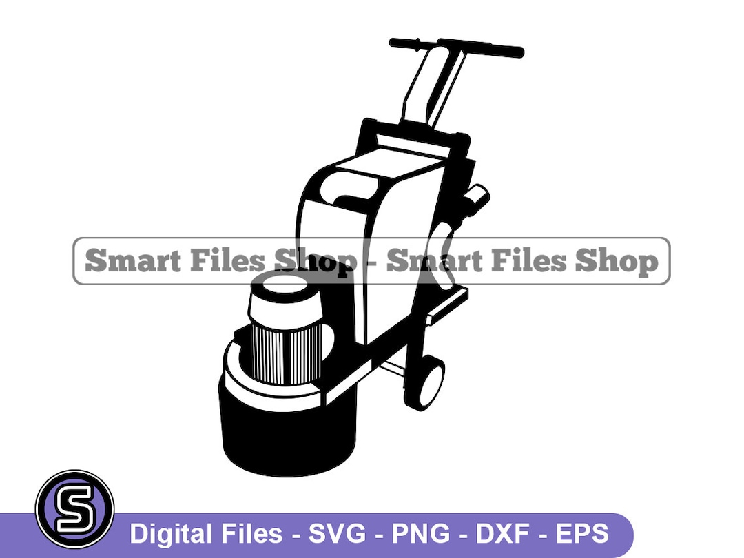 Concrete Polishing Machine Svg, Concrete Svg, Concrete Machine Svg ...