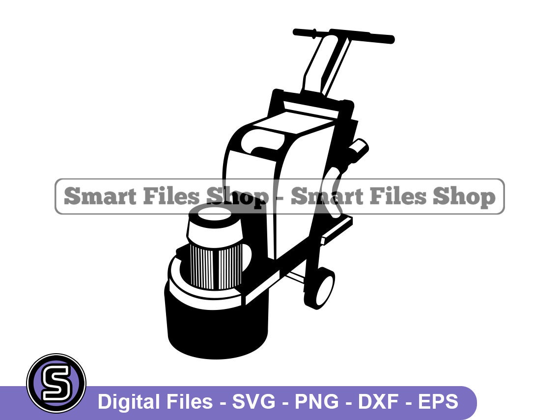 Concrete Polishing Machine Svg, Concrete Svg, Concrete Machine Svg ...