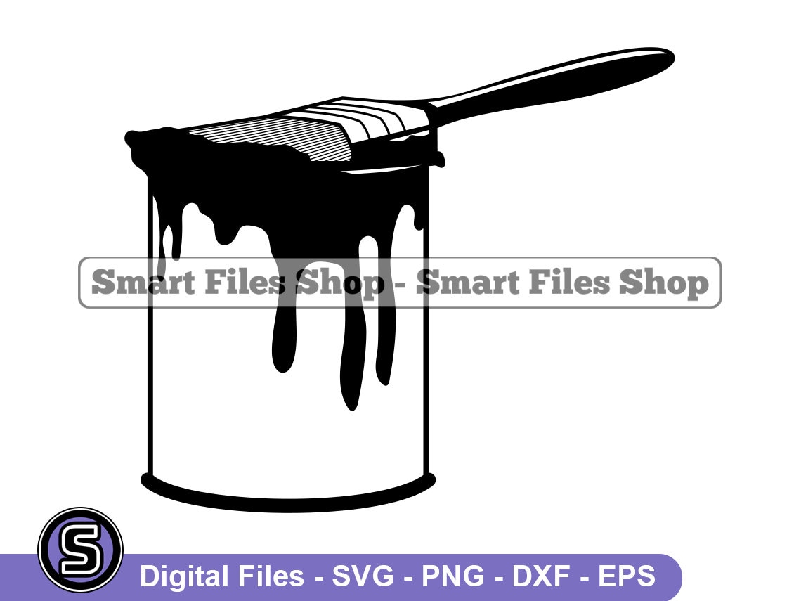 Paint Brush and Paint Svg Painting Svg Paint Svg Paint - Etsy