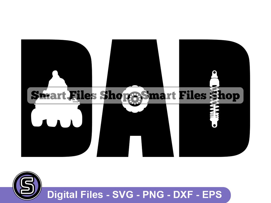 ATV Dad SVG Dad Svg Father Svg Father's Day Svg Dad - Etsy