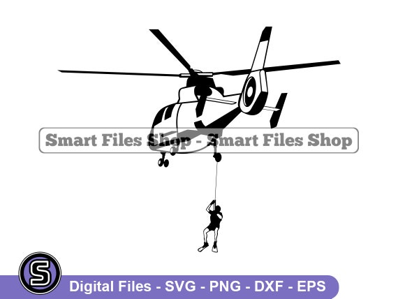 Rescue Helicopter Svg Helicopter Svg First Responders Svg - Etsy