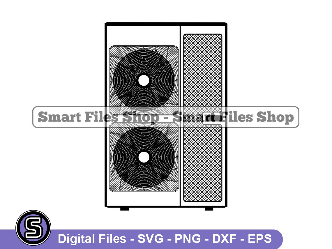 Air Conditioner Outdoor Unit Svg HVAC Svg Air Conditioner - Etsy