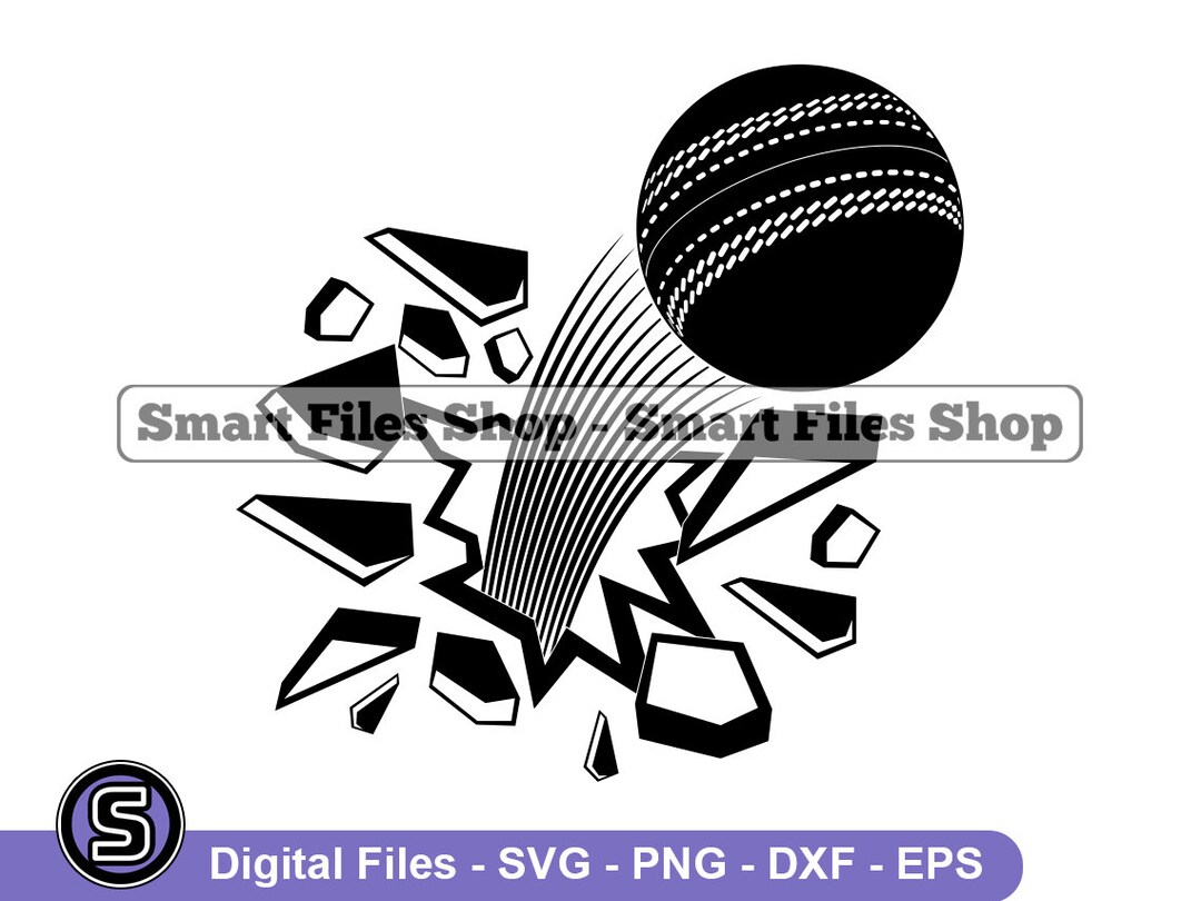 Smashing Cricket Ball #2 Svg, Cricket Logo Svg, Cricket Ball Svg ...