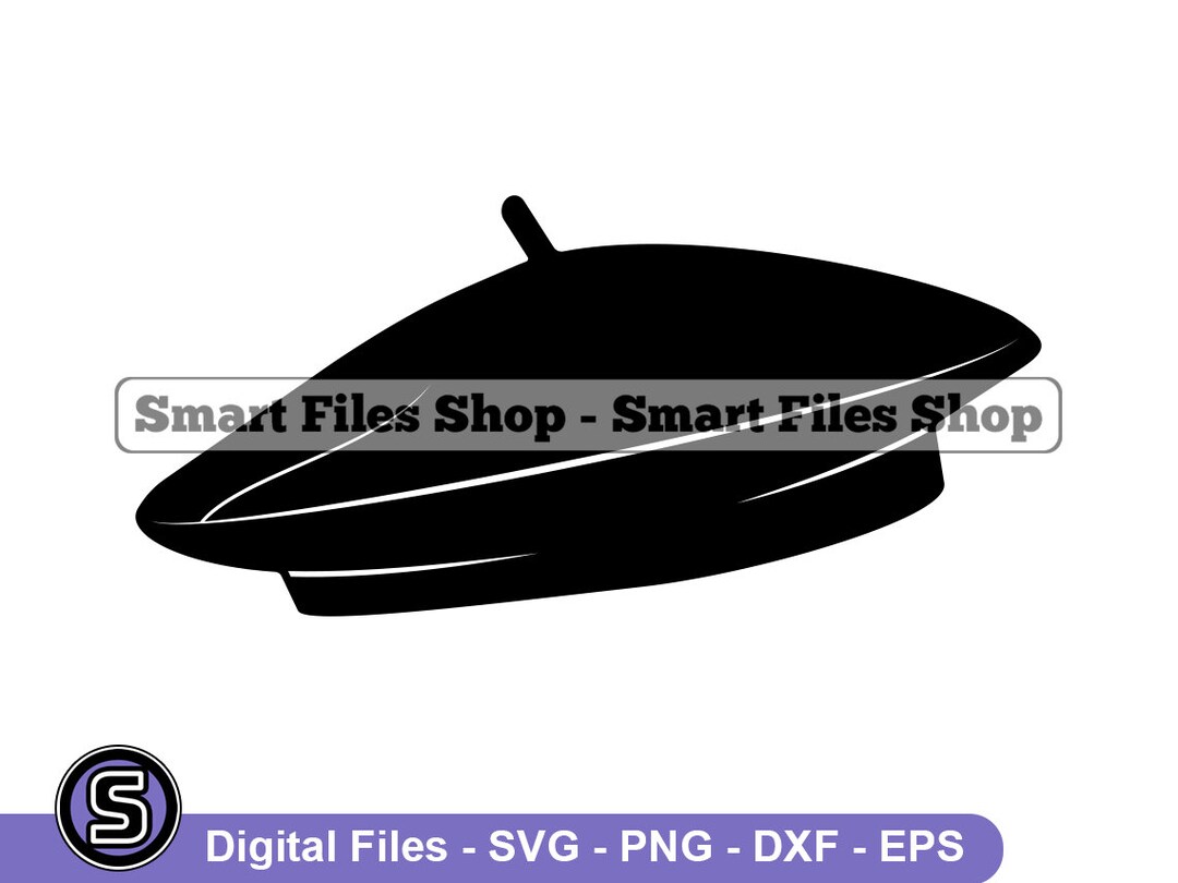 French Beret Svg, French Beret Dxf, French Beret Png, French Beret ...