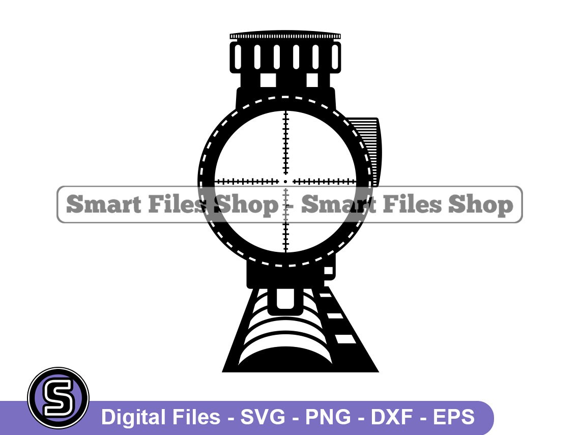 Sniper Scope 3 Svg Sniper Svg Sniper Scope Dxf Sniper - Etsy