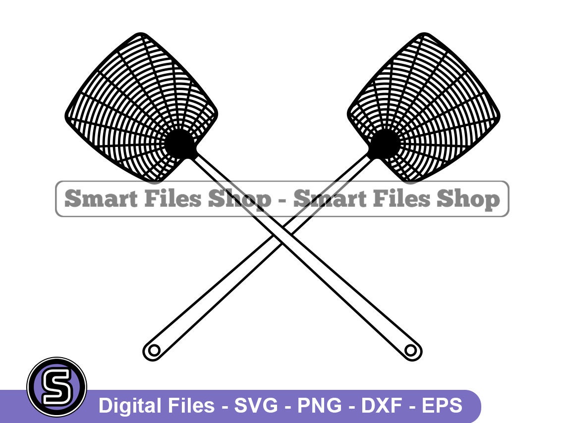 Fly Swatter Logo Svg Fly Swatter Svg Fly Swatter Dxf Fly | Etsy