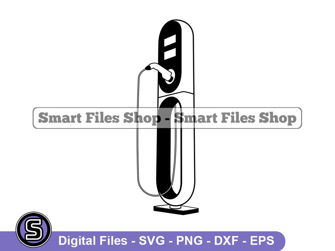 Electric Vehicle Charging Station Svg, Electric Car Charger Svg, EV ...