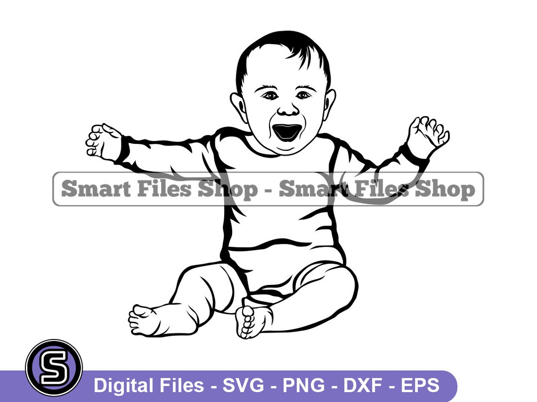 Baby Svg, Todler Svg, Child Svg, Infant Svg, Newborn Svg, Baby Dxf ...