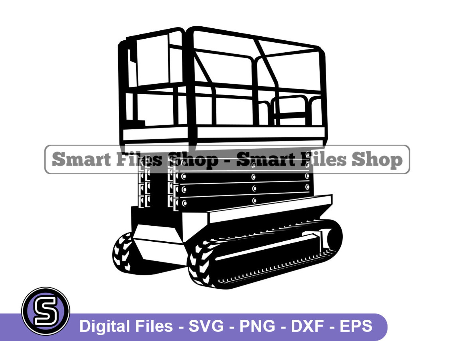 Scissor Lift Svg, Warehouse Equipment Svg, Logistics Svg, Scissor Lift ...