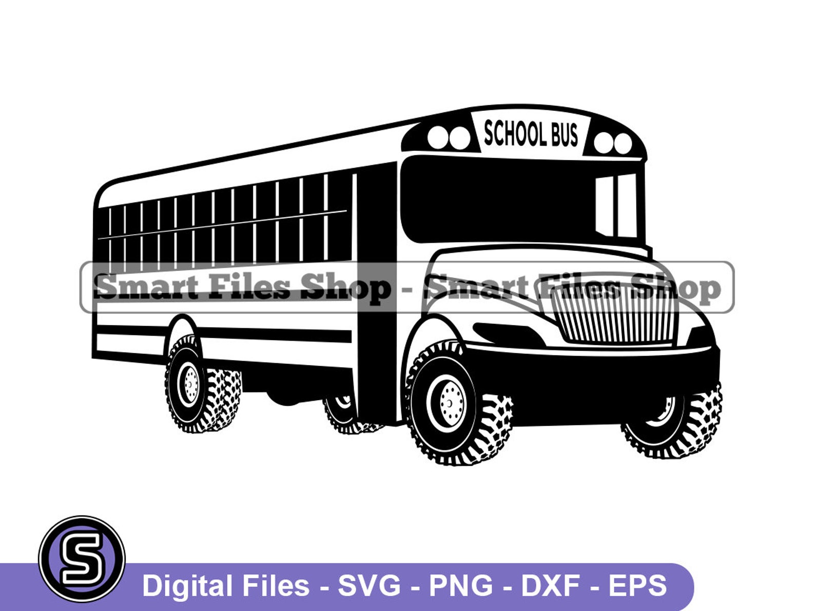 School Bus Svg, School Bus Dxf, School Bus Png, School Bus Clipart ...