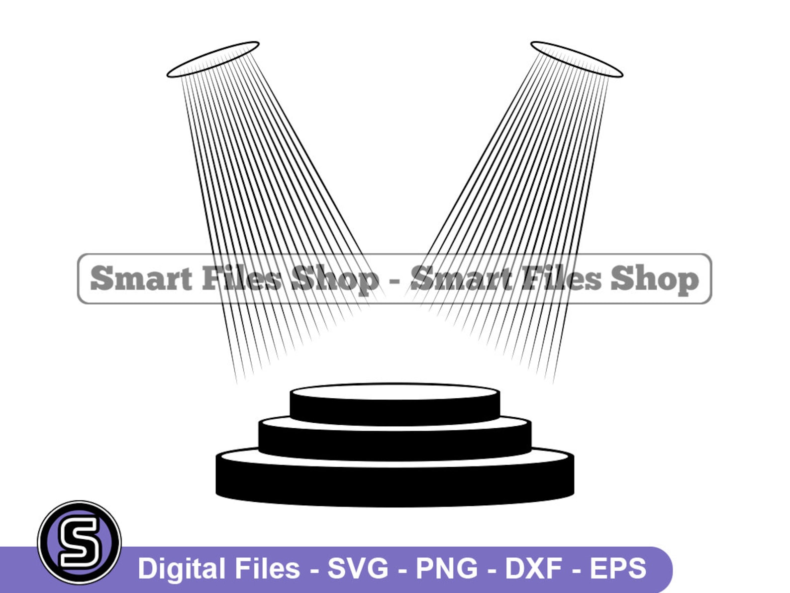 Spotlight Stage SVG, Stage Svg, Fame Svg, Spotlight Dxf, Spotlight Png ...