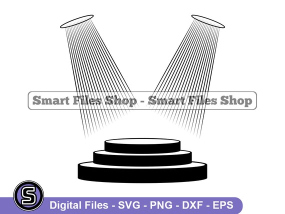 Spotlight Stage SVG Stage Svg Fame Svg Spotlight Dxf - Etsy Hong Kong