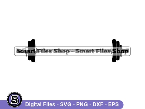 Barbell 4 Svg Barbell Svg Workout Svg Exersize Svg - Etsy
