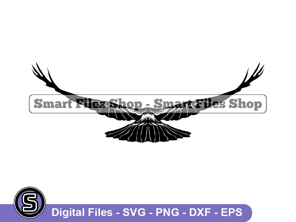 Flying Bird Back View Svg Bird Svg Flying Bird Svg Flying | Etsy