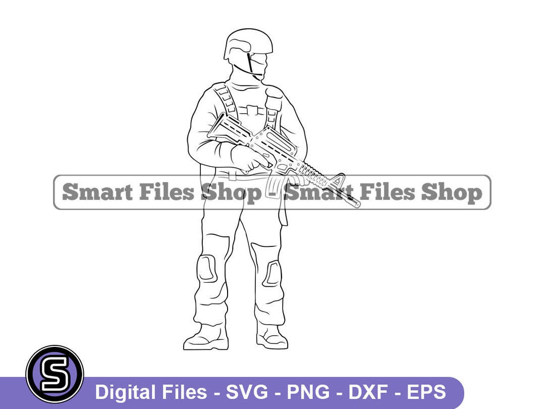 Marine Outline Svg, Marine Svg, Soldier Svg, Army Svg, Military Svg ...