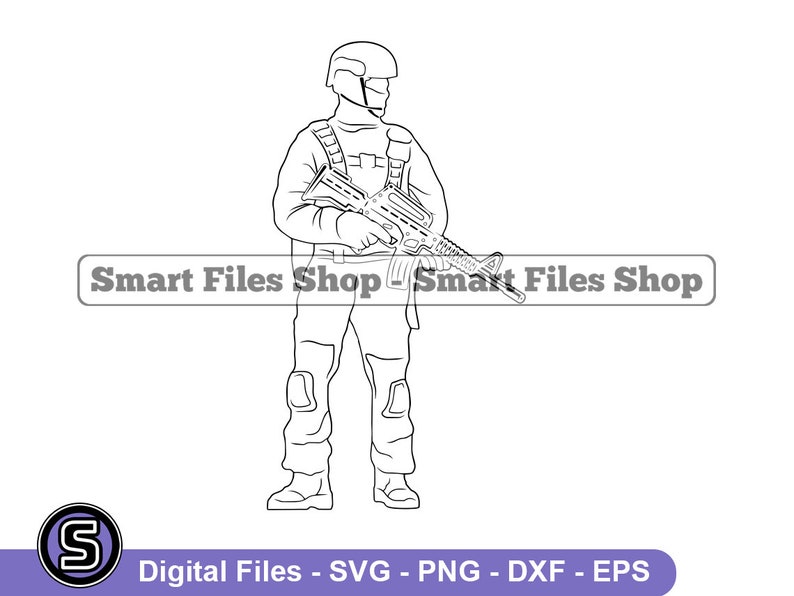 Marine Outline Svg Marine Svg Soldier Svg Army Svg - Etsy