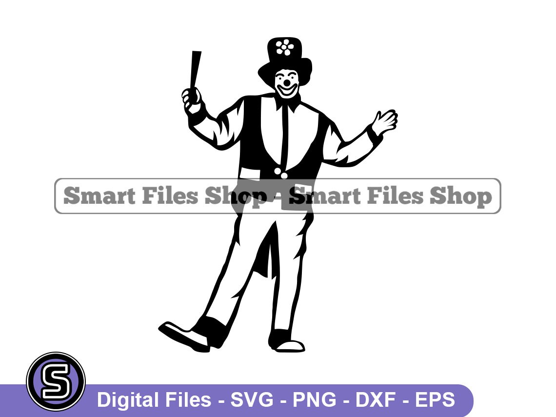 Clown 2 Svg Clown Svg Circus Svg Birthday Party Svg Clown | Etsy