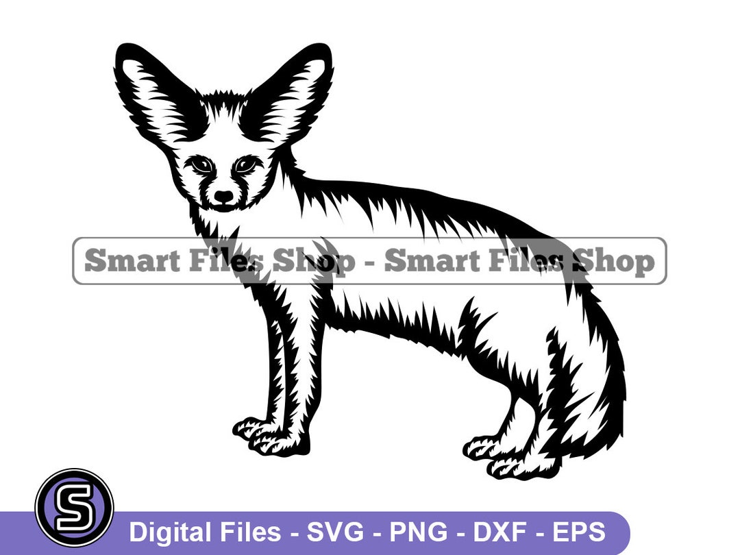 Fennec Fox SVG, Fox SVG, Forest Creatures Svg, Fennec Fox Dxf, Fennec ...