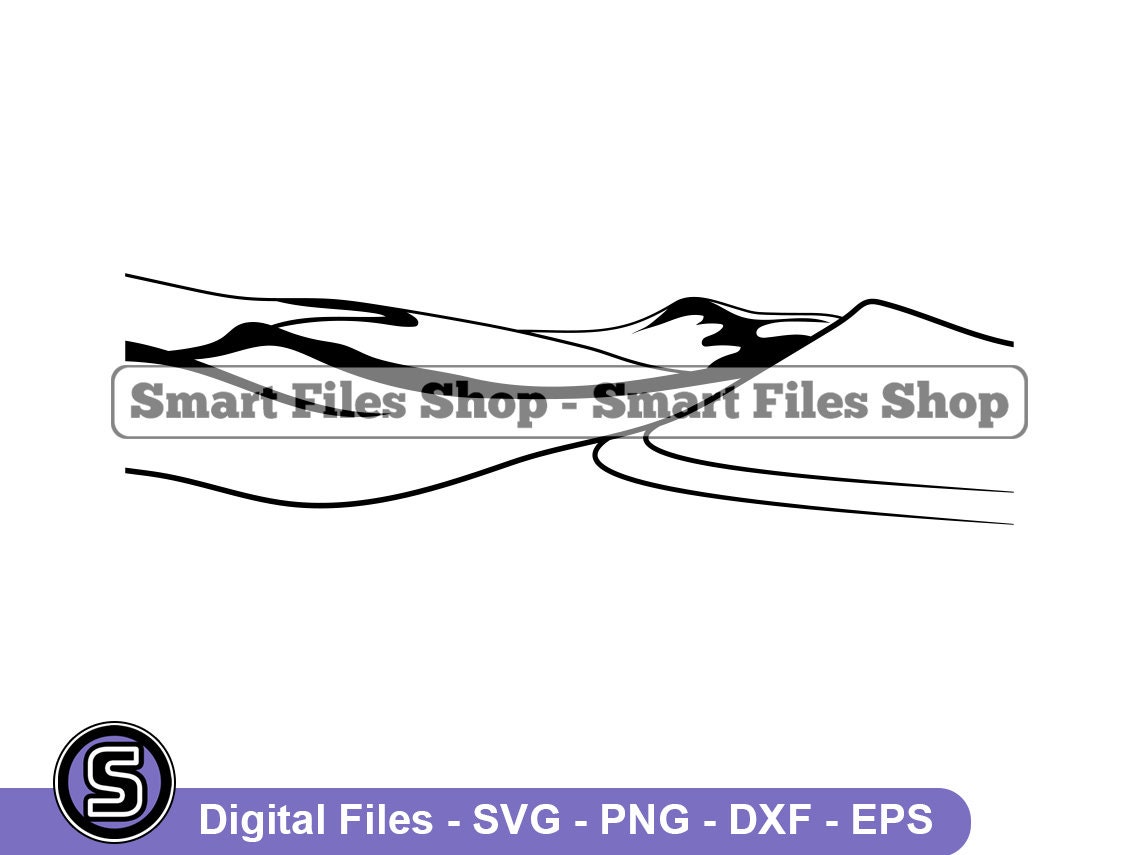 Sand Dunes 4 Svg Sand Dunes Svg Desert Svg Desert | Etsy
