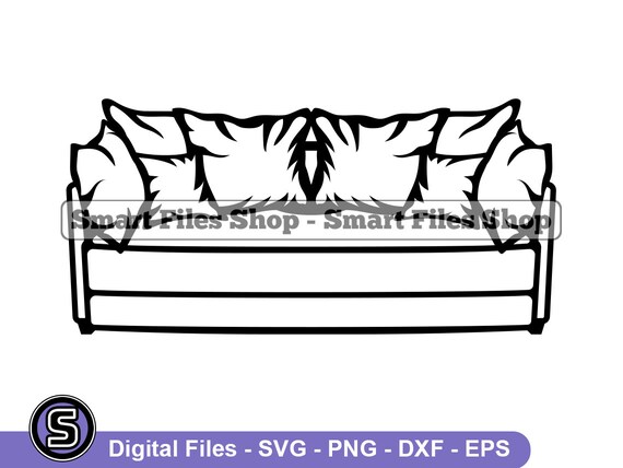 Sofa SVG Couch Svg Sofa Dxf Sofa Png Sofa Clipart Sofa - Etsy
