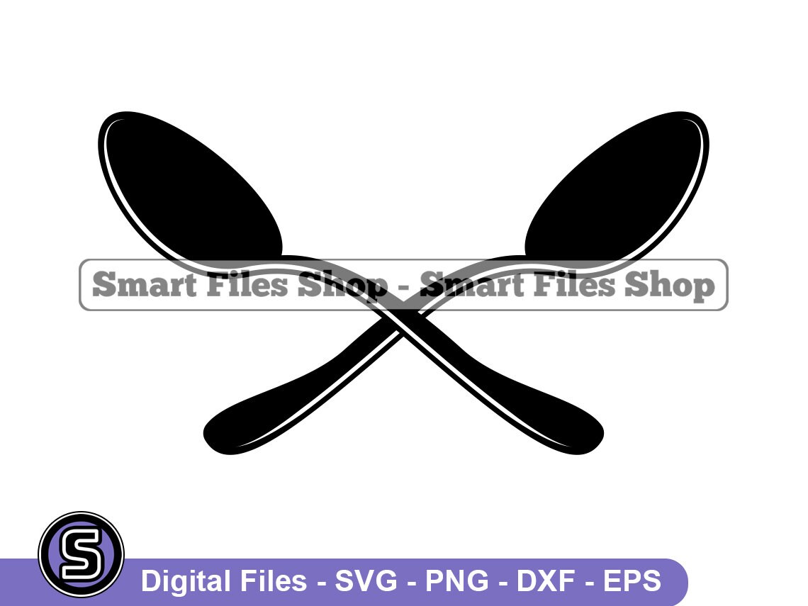 Spoon Logo Svg Spoon Svg Cutlery Kitchenware Svg Utensils | Etsy