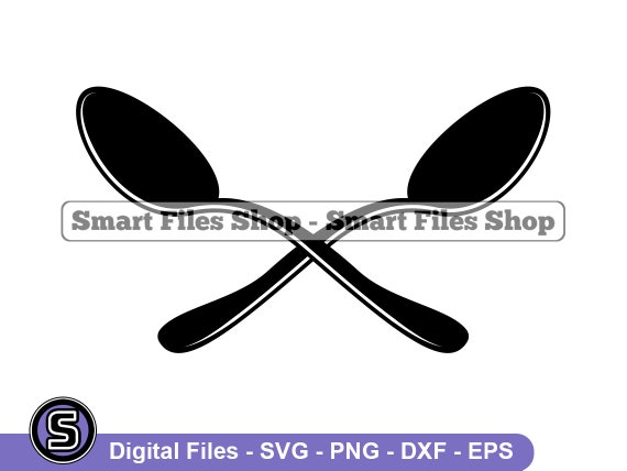 Spoon Logo Svg Spoon Svg Cutlery Kitchenware Svg Utensils | Etsy
