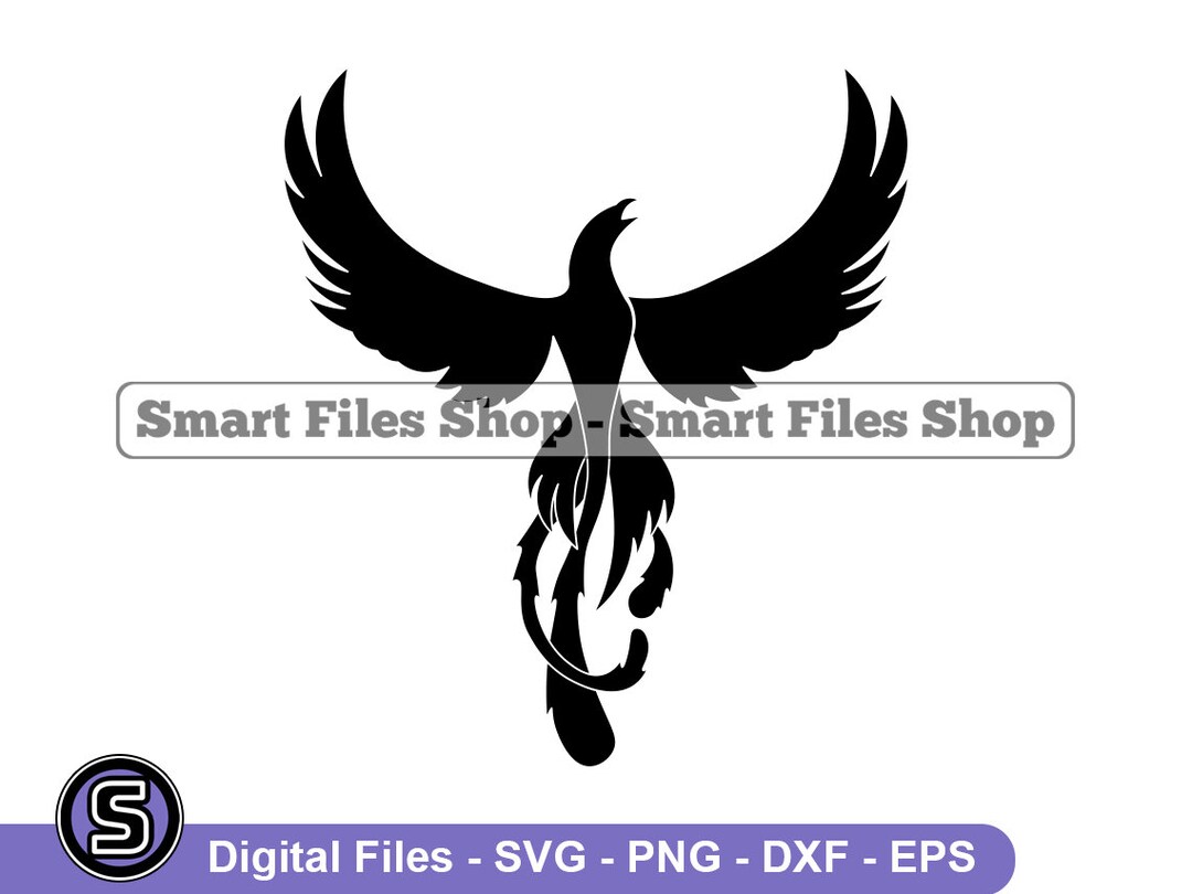 Phoenix 12 Svg, Phoenix Svg, Phoenix Dxf, Phoenix Png, Phoenix Clipart ...