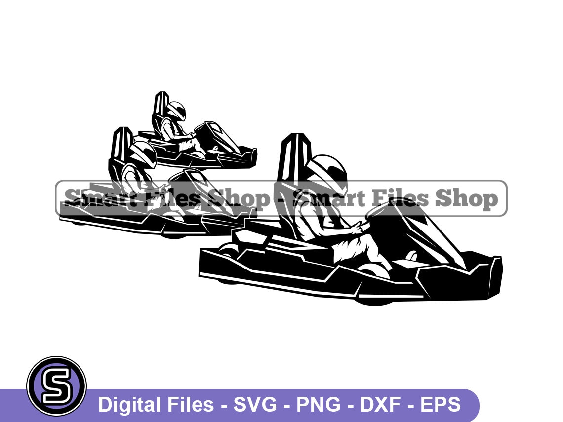 Go Kart Racing 3 SVG Go Kart Svg Go Karting Svg Go Karts | Etsy