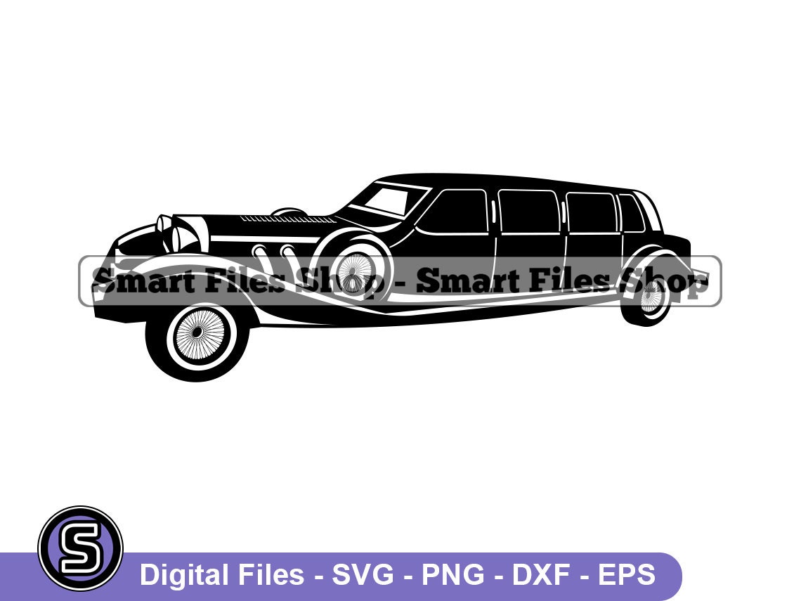 Retro Limousine 3 Svg Limousine Svg Vintage Limousine Svg - Etsy