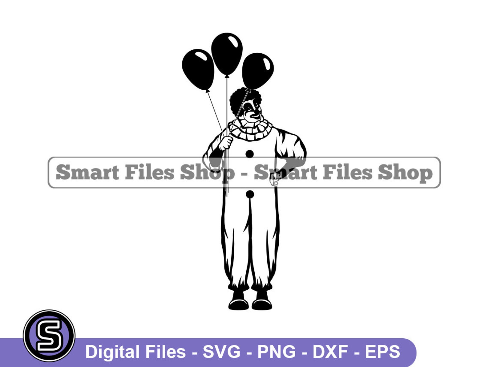 Clown Svg Circus Svg Birthday Party Svg Clown Design Clown - Etsy