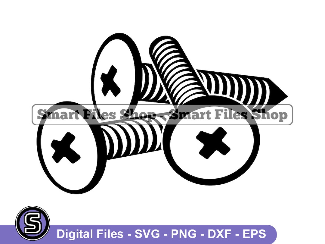 Screws Svg, Handyman Svg, Repair Svg, Screws Dxf, Screws Png, Screws ...