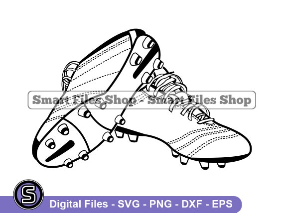 Soccer Shoes Svg Soccer Svg Soccer Shoes Dxf Soccer Shoes | Etsy