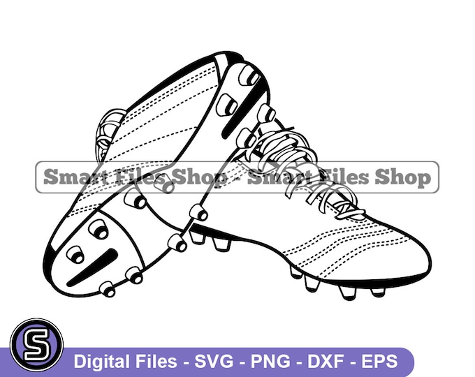 Soccer Shoes Svg, Soccer Player Svg, Soccer Shoes Clipart, Soccer ...