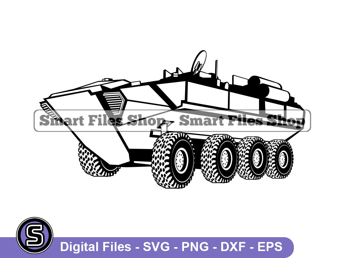 Marine Vehicle 3 Svg Combat Vehicle Svg Marines Svg | Etsy