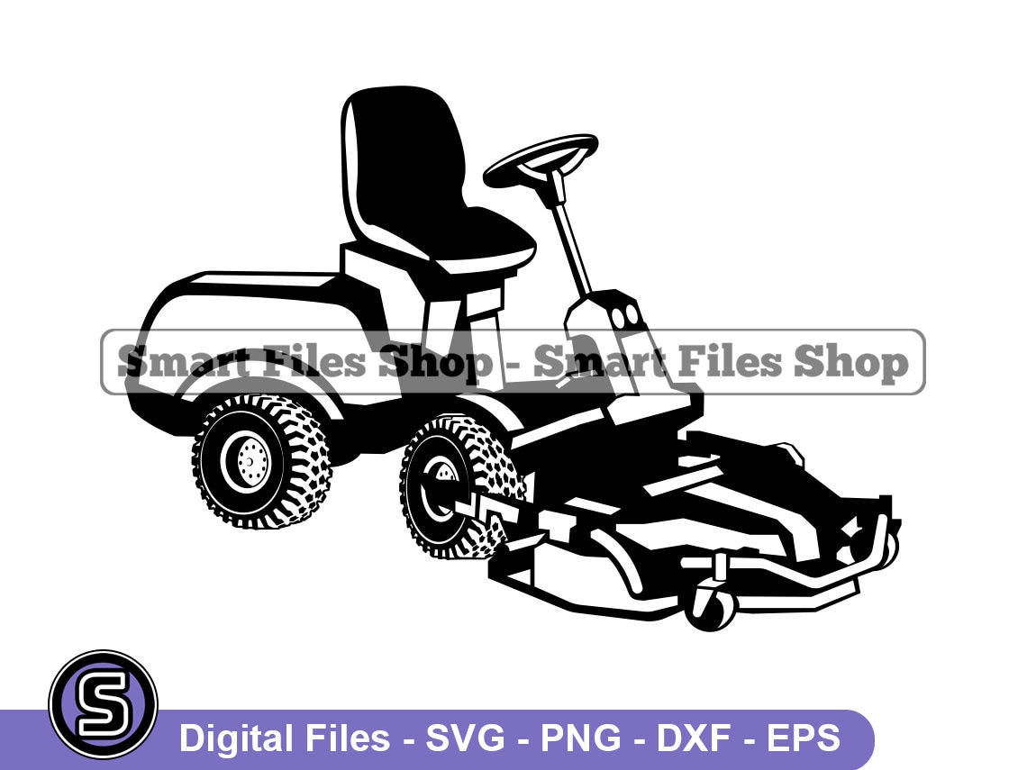 Articulated Riding Mower 2 Svg Lawn Mower Svg Landscaping | Etsy