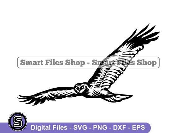 Harrier 4 Svg Harrier Svg Predator Bird Svg Harrier Dxf - Etsy
