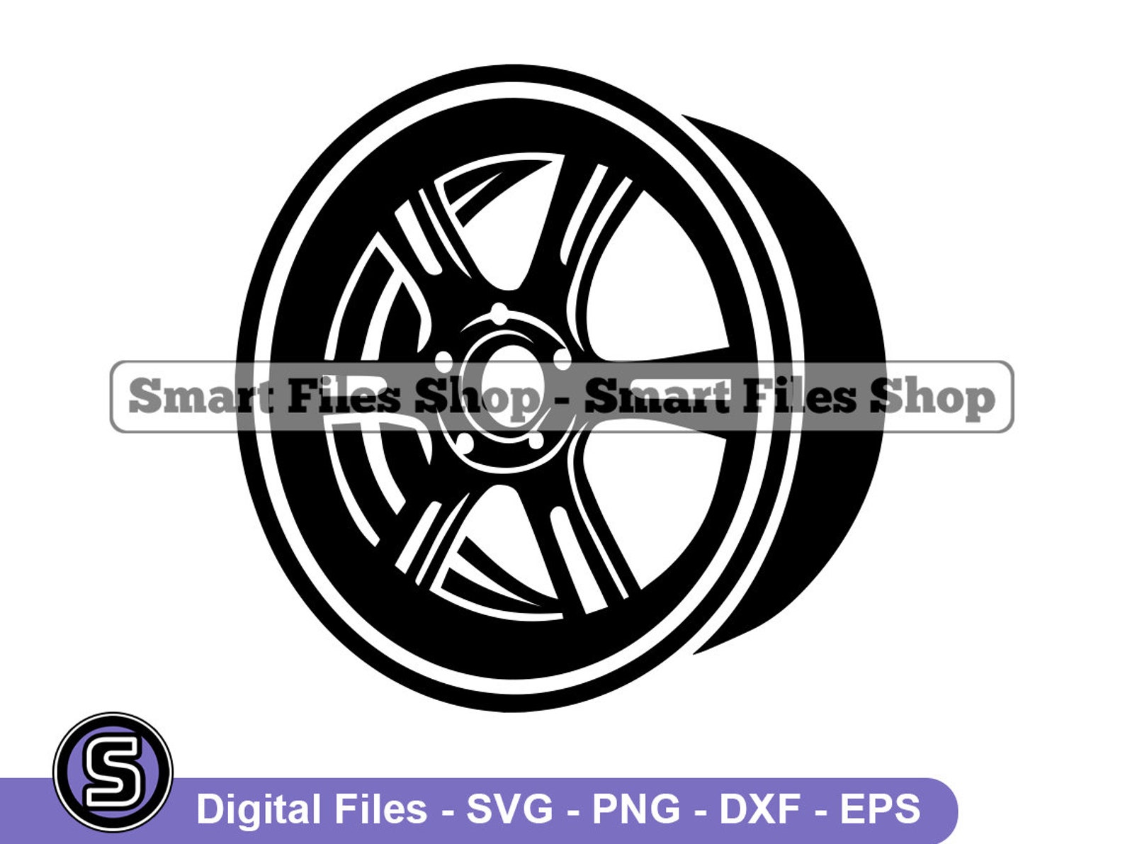 Car Rim #2 Svg, Car Svg, Car Mechanic Svg, Car Rim Dxf, Car Rim Png ...