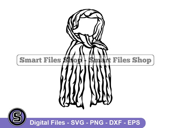 Neck Scarf SVG Cowboy Scarf SVG Scarf Svg Scarf Dxf Scarf - Etsy